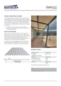 SAFINTRA - Spec Sheet - Corrugated - Roof Source
